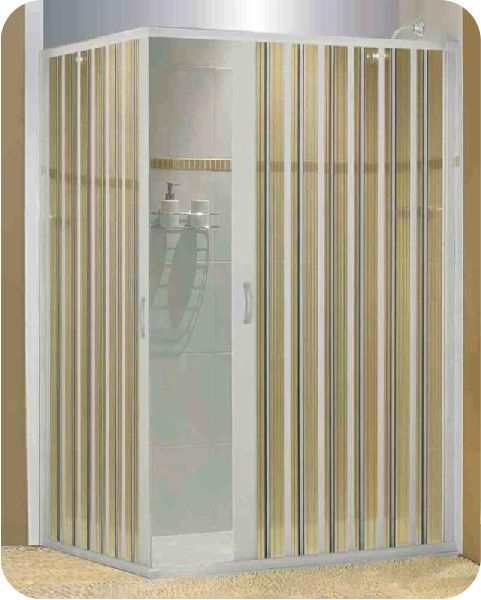 Box Sanfonado de Canto em PVC - Largura externa até 0,70 x 0,70x 1,85 ...