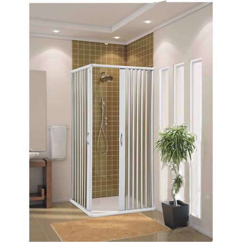 Box Sanfonado de Canto em PVC - Largura externa até 0,70 x 0,70x 1,85 ...