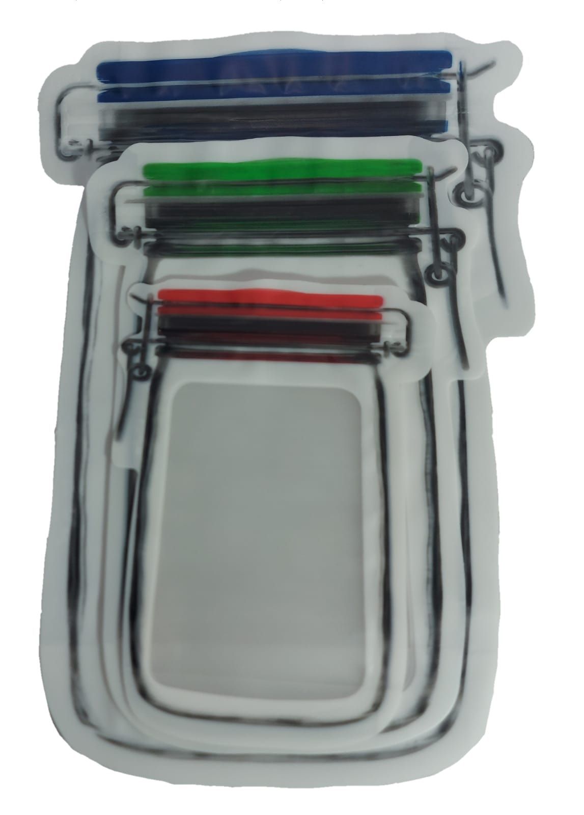 Kit 3 Sacos Herméticos Zip Lock Embalagem Reutilizável Cores - Loja ...