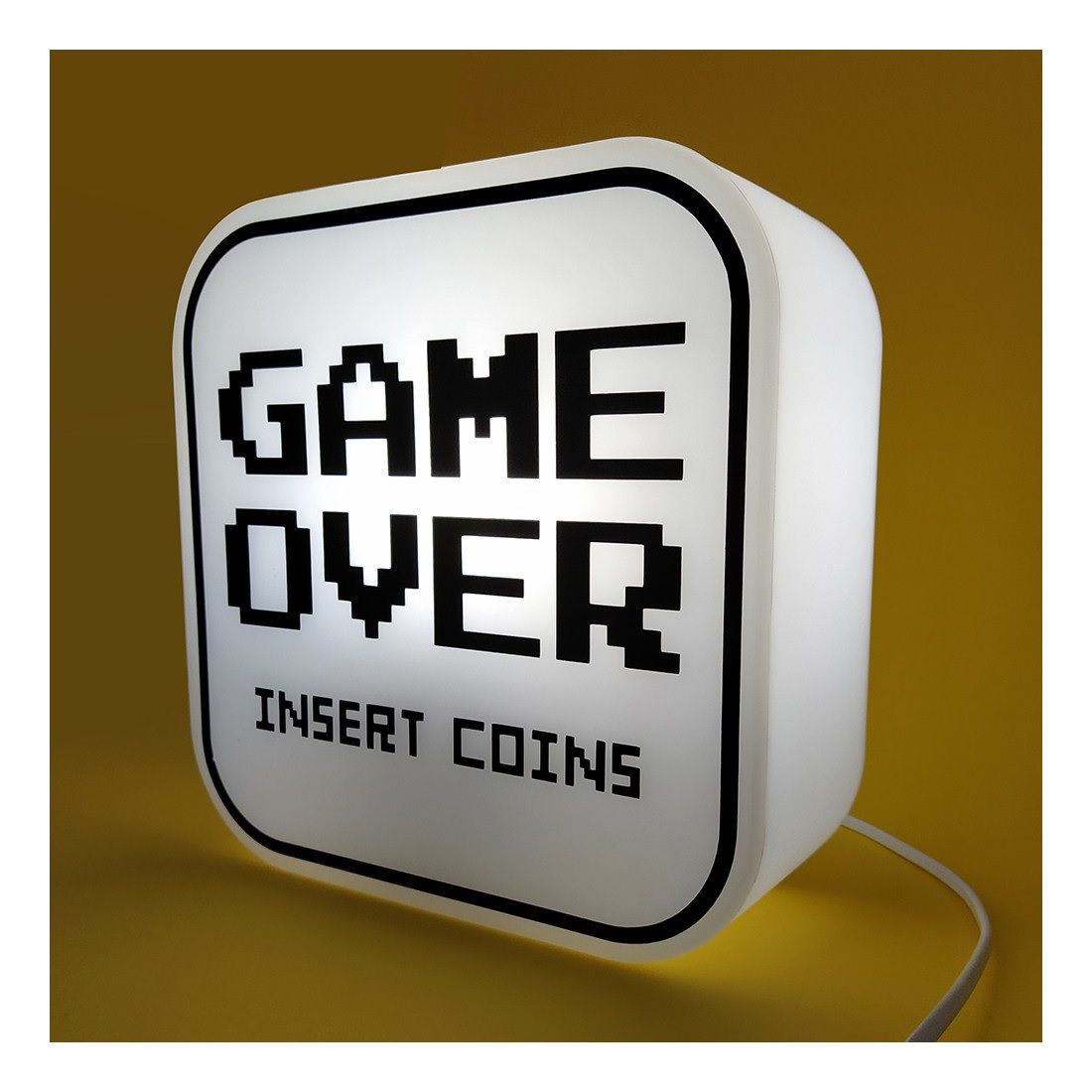 Luminária Abajur Game Over - Gamer Geek Mesa Parede Decorfun - Loja ...