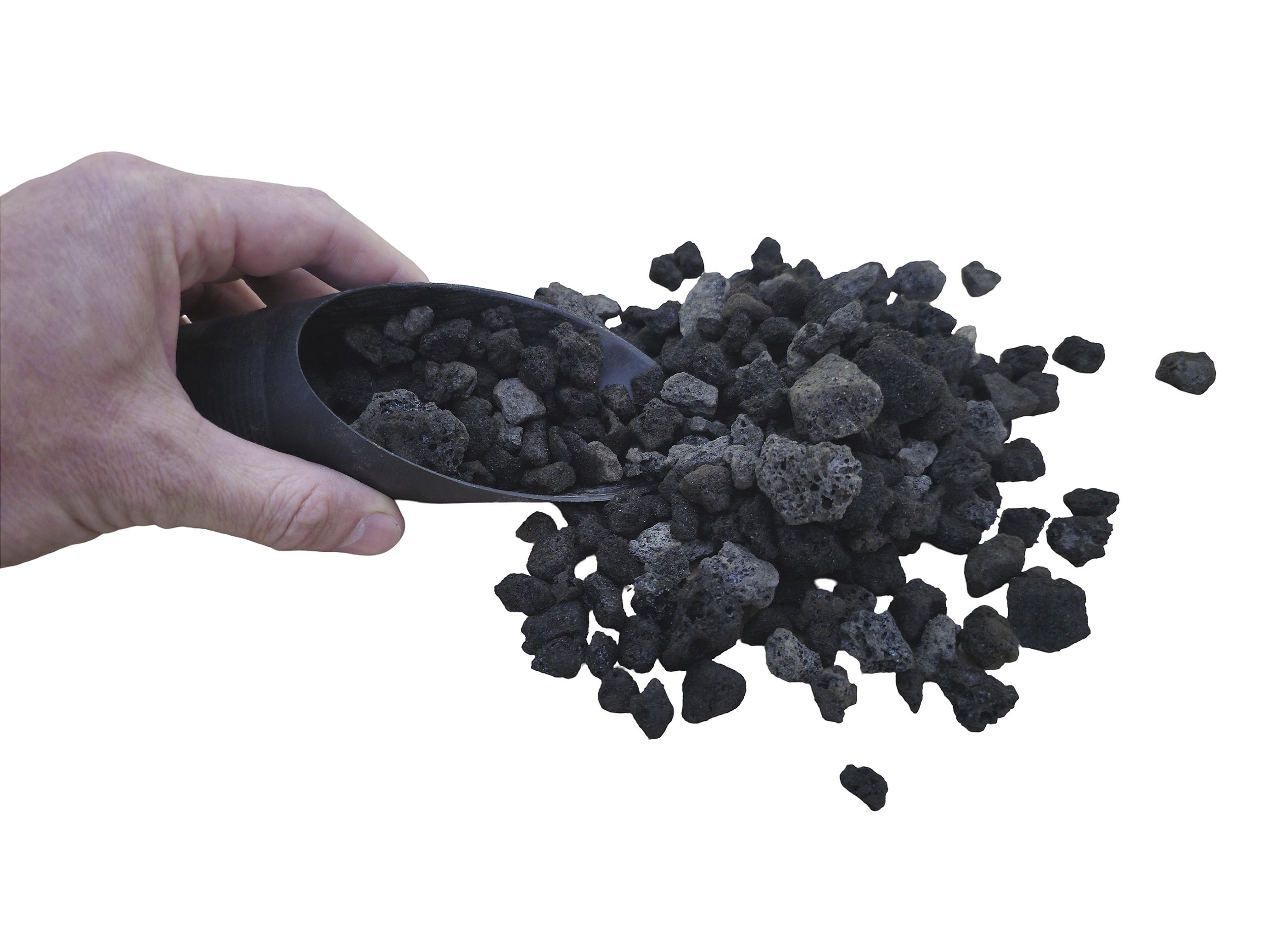 LAVA ROCK (G) 1 Litro Substrato Premium para Plantas (10-20m) Preto ...