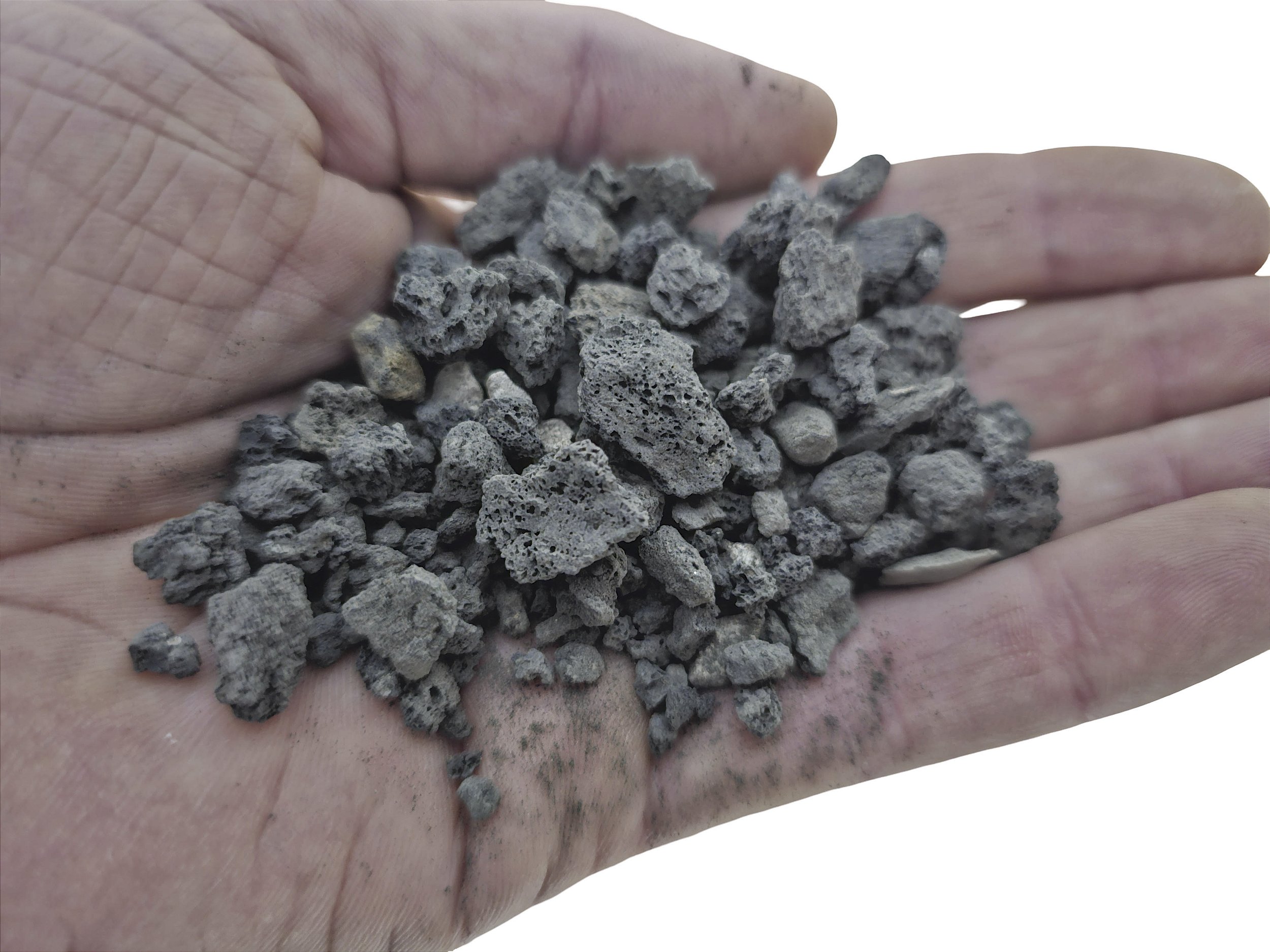 LAVA ROCK (M) 2 Litros Substrato Premium para Plantas (5-8mm) Preto ...