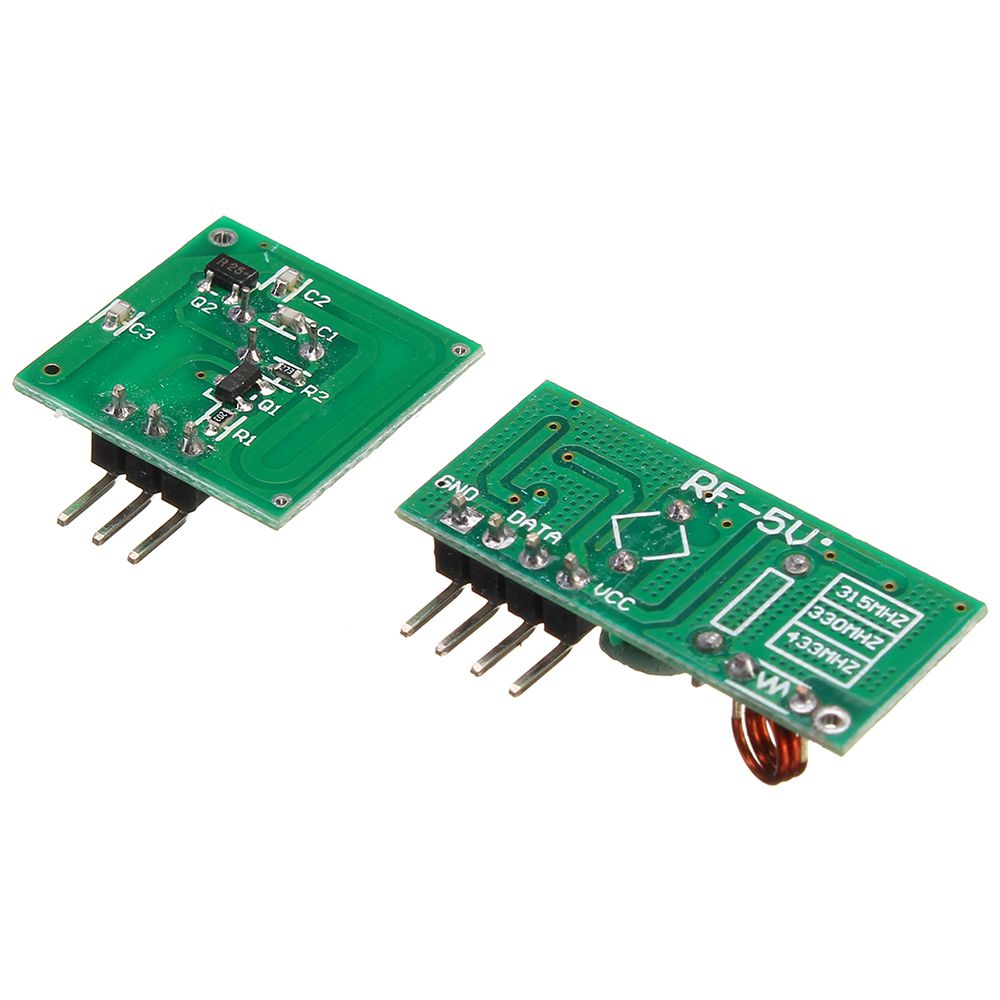 Módulo RF Trans + Rec 433Mhz AM - Eletrônica SerMaker - Arduino ...