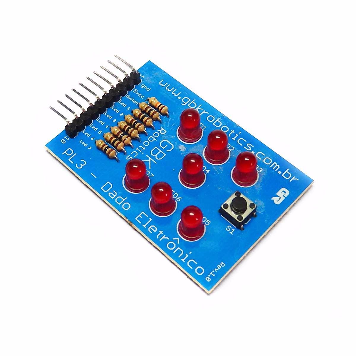 PL3 - Dado Eletrônico para Programação - GBK - Eletrônica SerMaker ...