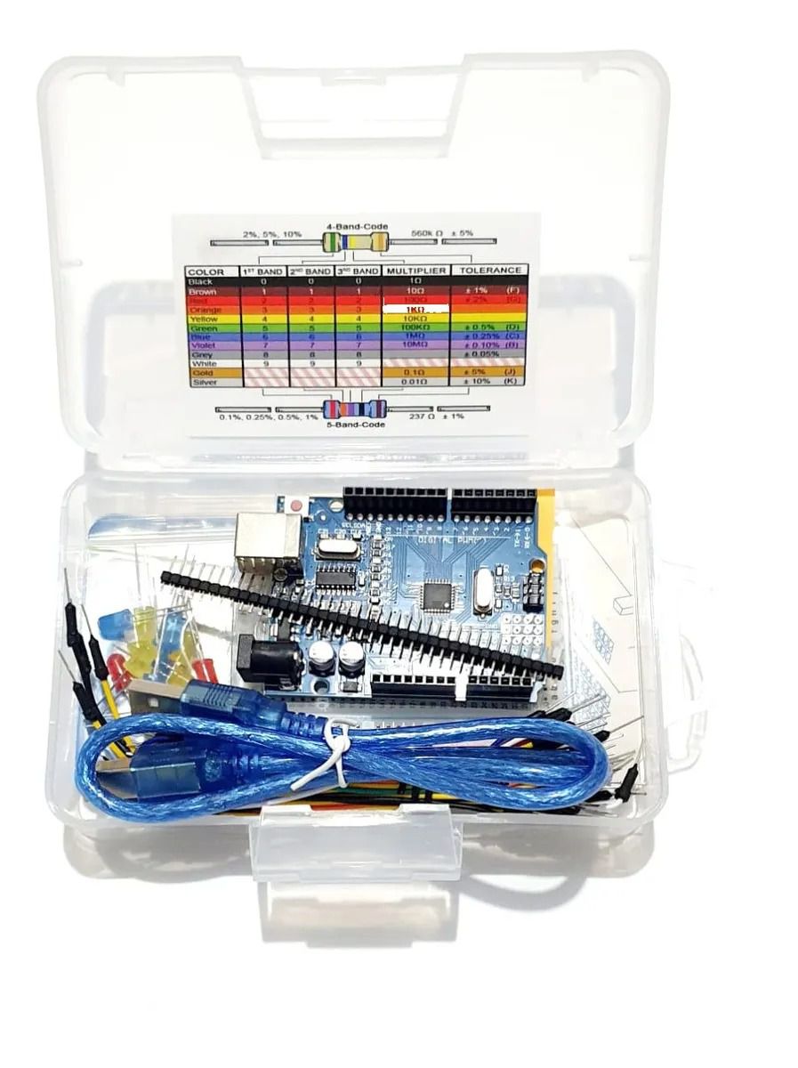 Kit Starter Iniciante com Placa Arduino Uno - Eletrônica SerMaker - Arduino, Raspberry ...
