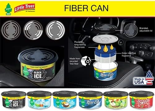 Little Trees Fiber Can Black Ice - Little Tree - Aromatizantes