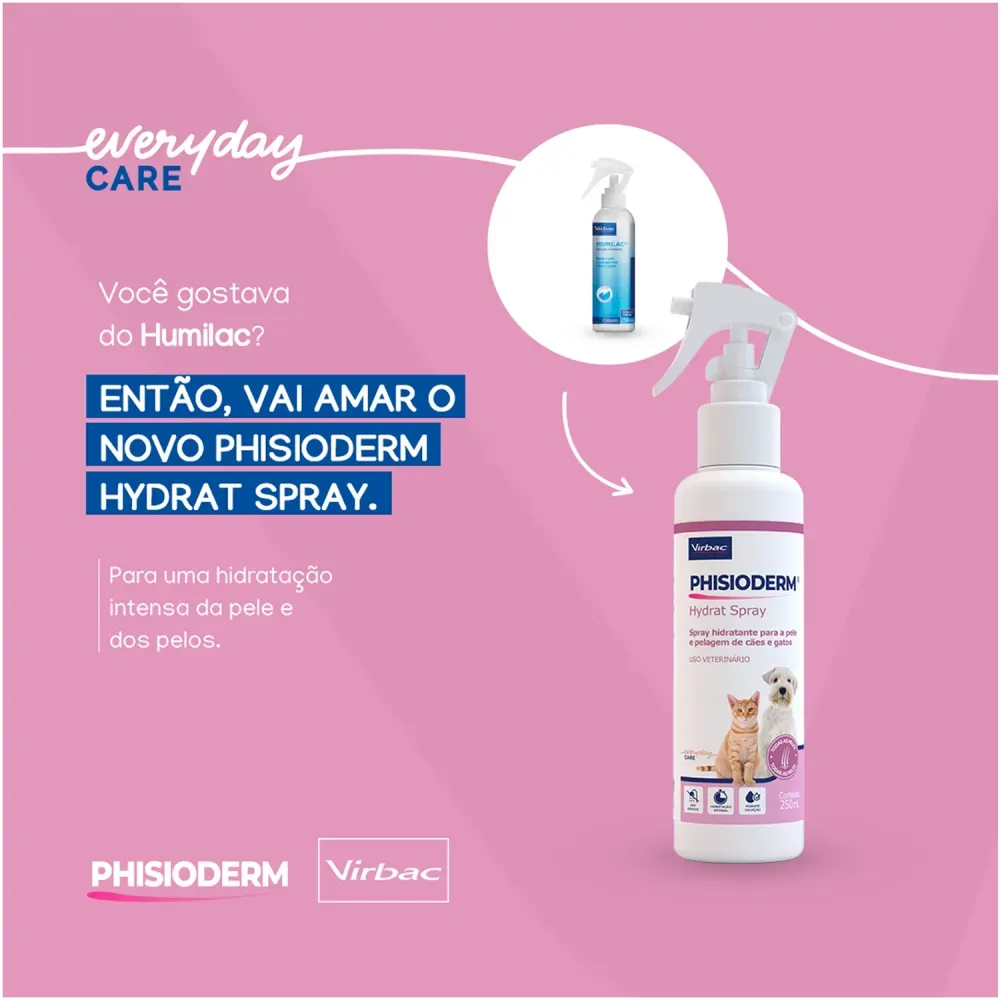 Phisioderm Hydrat Spray Solução Hidratante 250ml - PrimeVet ...