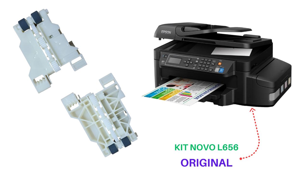 KIT ROLETES DE ALIMENTACAO EPSON L656 L606 - ORIGINAL - lojaimprexcopy ...