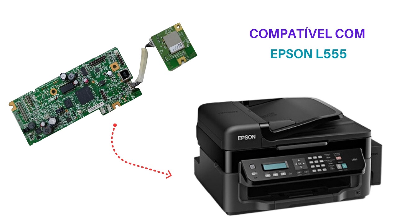 PLACA LOGICA EPSON L555 - SEMINOVA - lojaimprexcopy.com.br