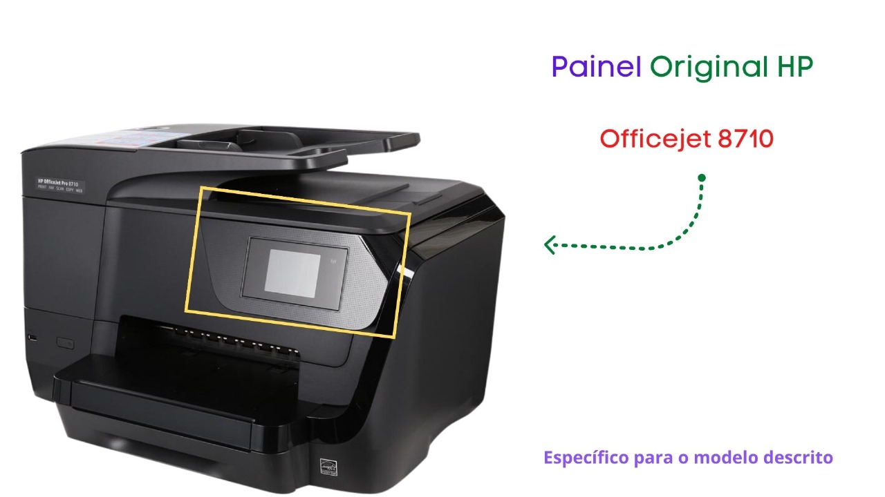 PAINEL HP OFFICEJET 8710 - lojaimprexcopy.com.br