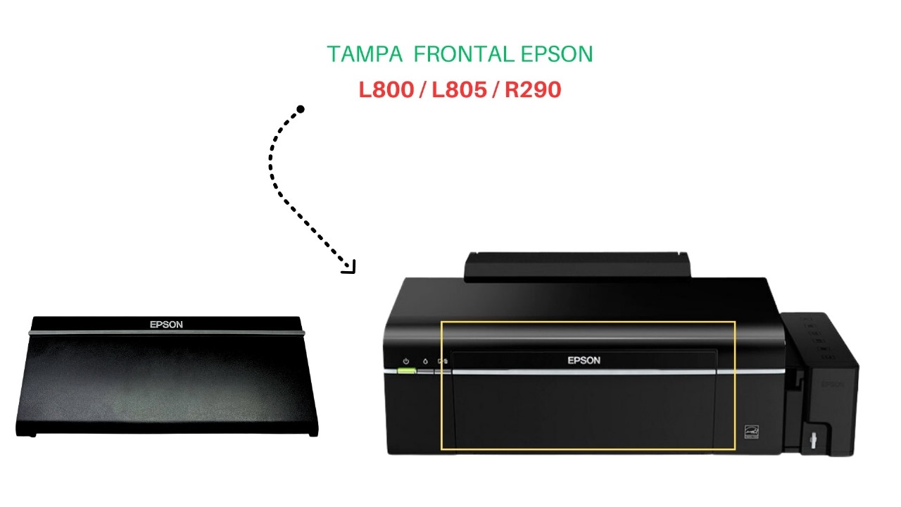 TAMPA FRONTAL EPSON L805 L800 R290 T50 - lojaimprexcopy.com.br