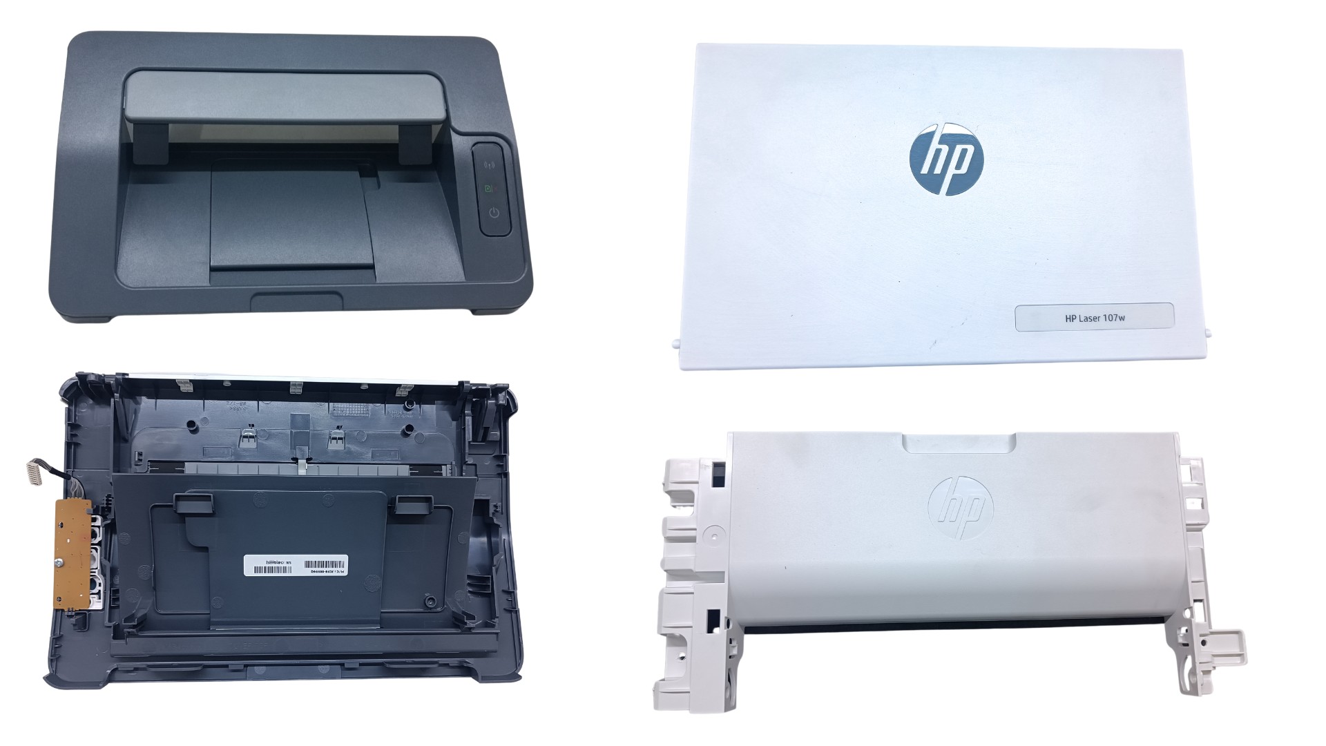 KIT COMPLETO C/ TAMPAS E PAINEL HP LASERJET 107W - lojaimprexcopy.com.br