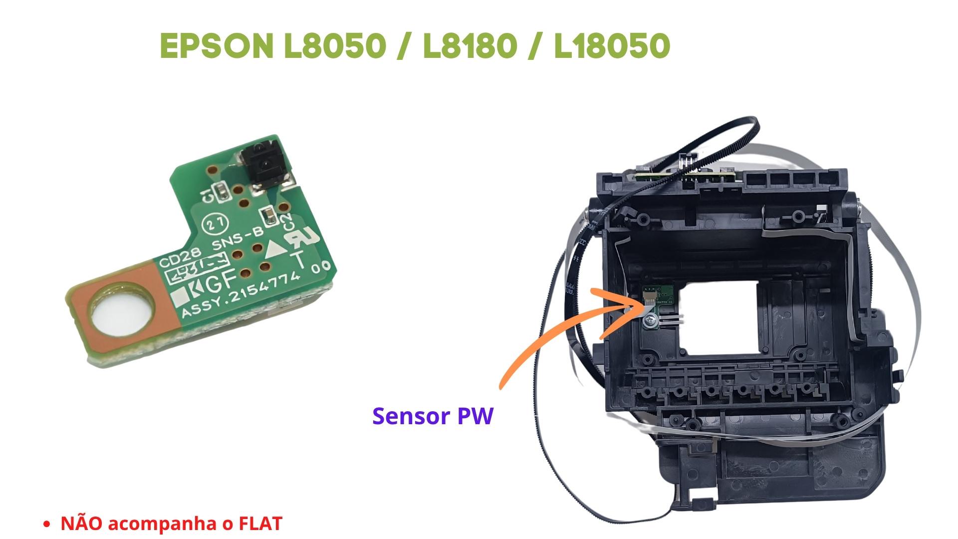 SENSOR PW EPSON L8050 L8180 L18050 - lojaimprexcopy.com.br