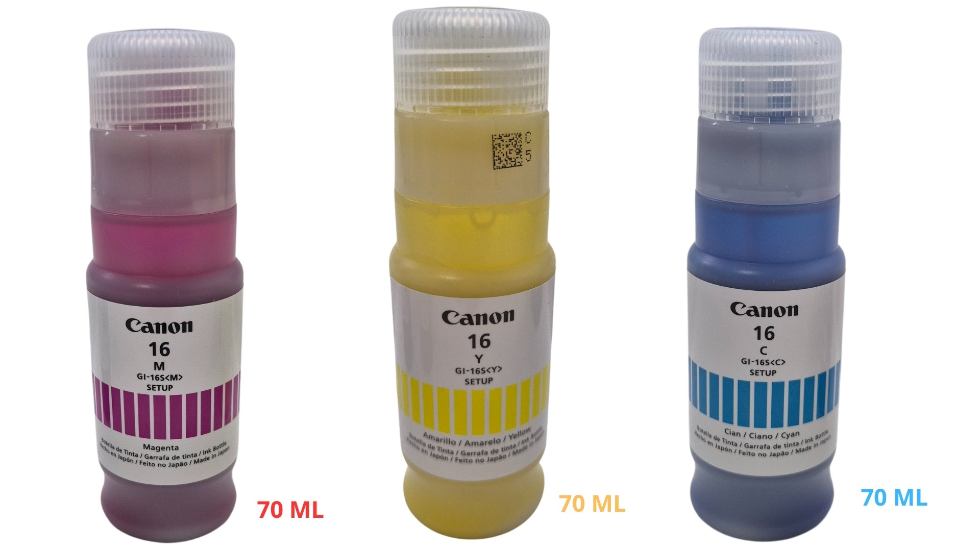 KIT REFIL TINTAS ORIGINAIS CANON - GI-16 I GX4010 / GX5010 / GX6010 ...