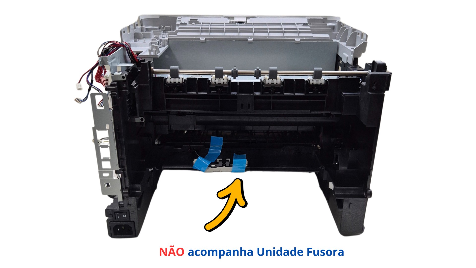 MECANICA INFERIOR HP LASERJET 432FDN - S/ FUSÃO S/ PLACAS C/ TAMPAS ...