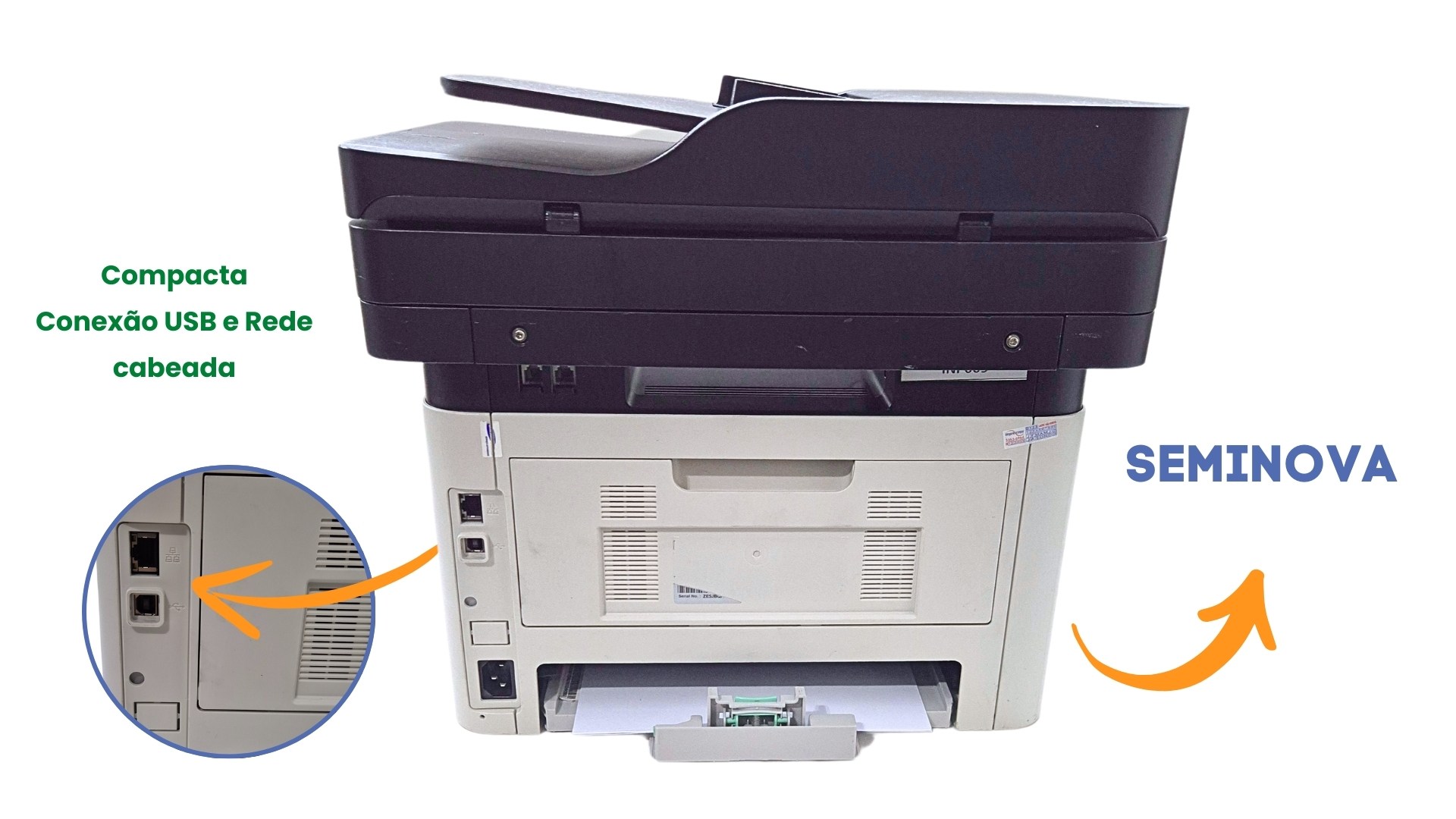 MULTIFUNCIONAL LASER SAMSUNG M2875 - lojaimprexcopy.com.br