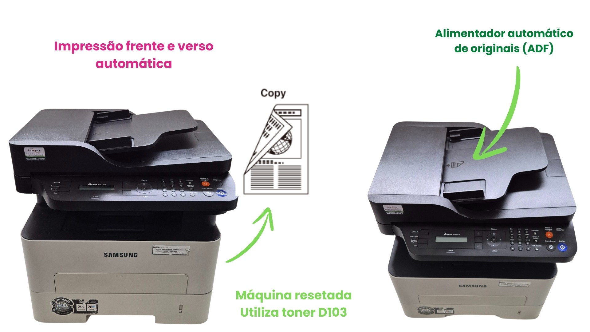 MULTIFUNCIONAL LASER SAMSUNG M2875 - lojaimprexcopy.com.br