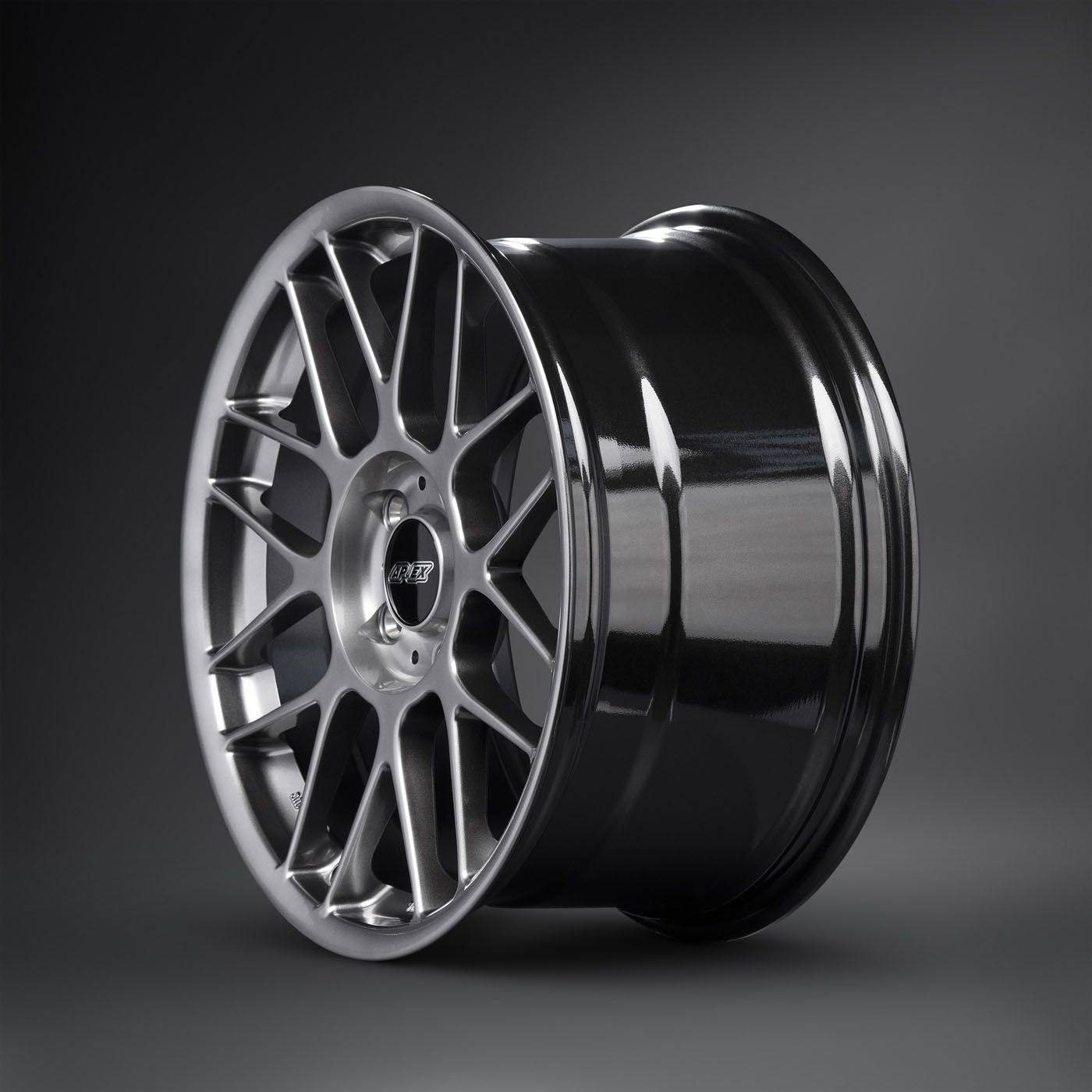 Rodas Esportivas APEX ARC-8 Hyper Black 5x120 18x8,5 ET38 - 18x9,5 ET58 ...