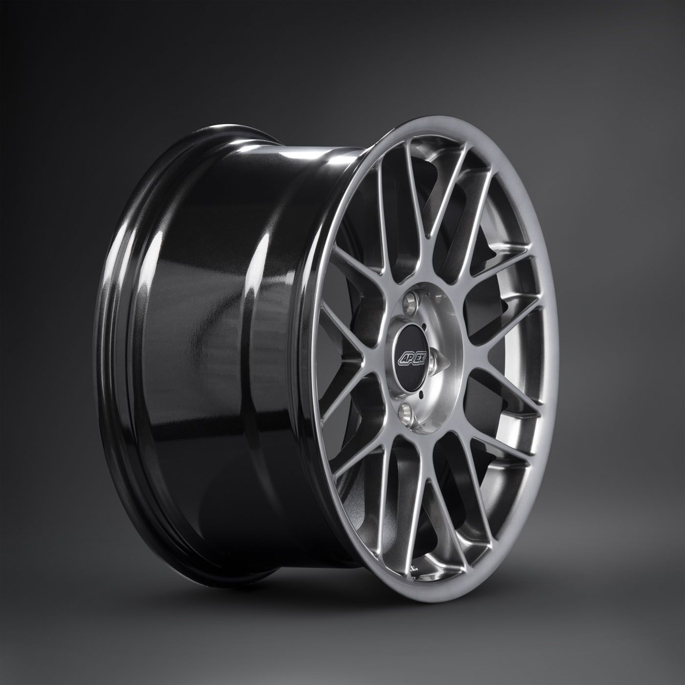 Rodas Esportivas APEX ARC-8 Hyper Black 5x120 18x8,5 ET38 - 18x9,5 ET58 ...