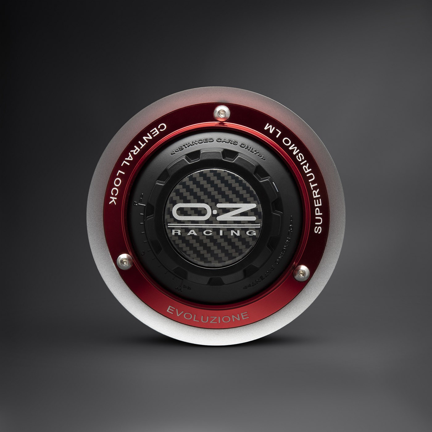 Centercap Centerlock para OZ Superturismo LM - 18x8 Matt Graphite + Re ...