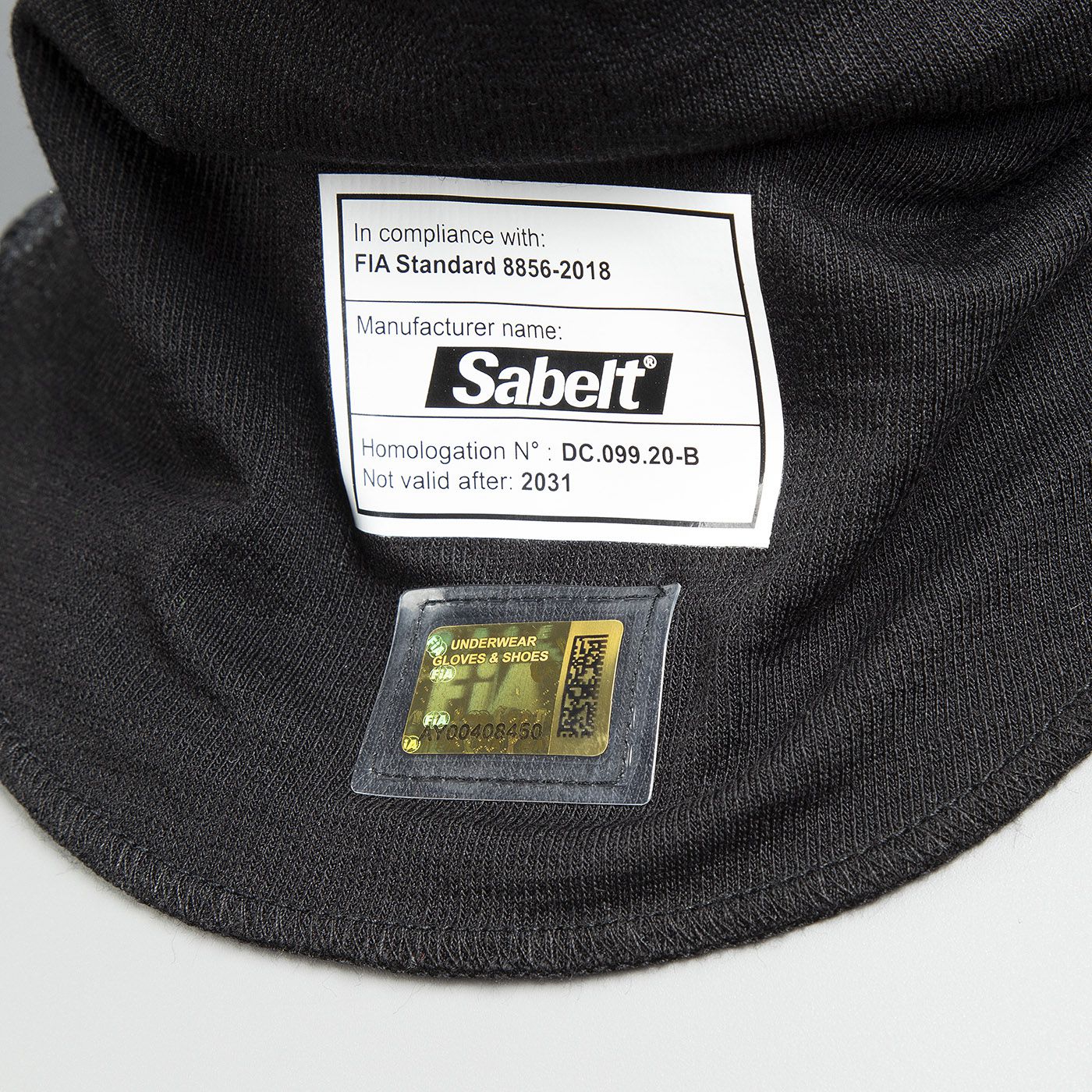 Sabelt - Balaclava Preto UI600 - FIA 8856-2000 - GPParts - Comércio e ...