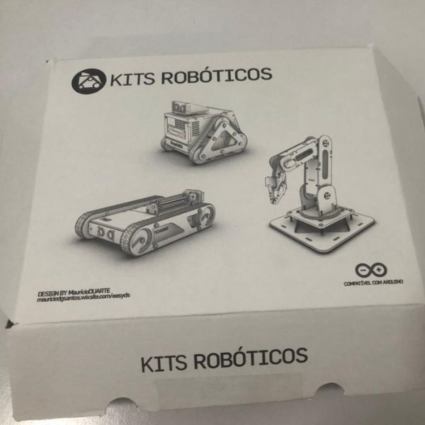 Kit Robô De Esteiras Para Arduino Corpo Em Acrílico C/ Nf - ARDUCORE - Robótica Educacional arduino