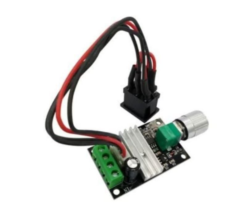 CONTROLADOR DE VELOCIDADE PWM 6 a 28v COM CHAVE DE ROTAÇÃO DO MOTOR ...
