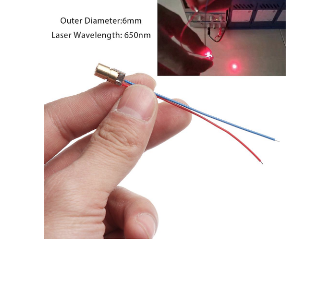 DIODO LASER 5V 5MW 650NM - ARDUCORE - Robótica Educacional arduino