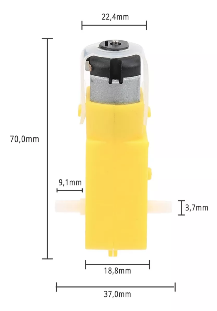 MOTOR DC - ARDUCORE - Robótica Educacional arduino