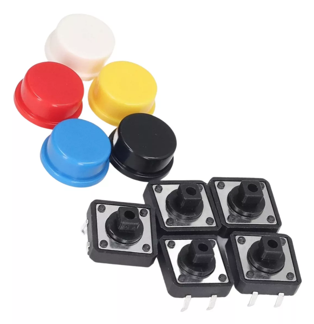 KIT PUSH BUTTON - ARDUCORE - Robótica Educacional arduino