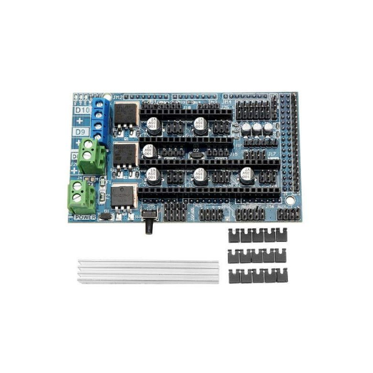 SHIELD RAMPS 1.6 COM DISSIPADOR - ARDUCORE - Robótica Educacional arduino