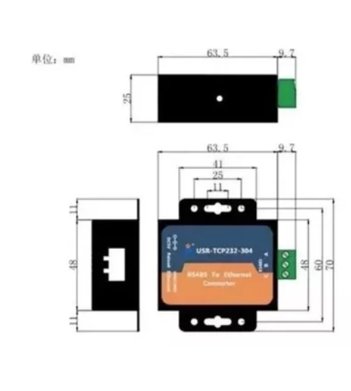 Conversor Usr Tcp 232 304 Rs 485 P Ethernet Sem Fonte Arducore Robótica Educacional Arduino