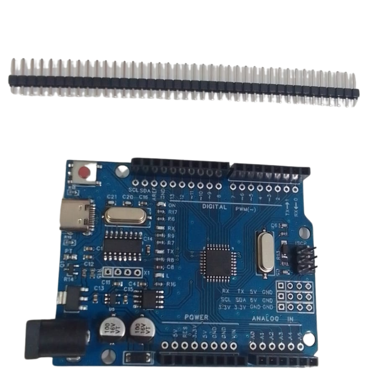 placa uno ch340 com entrada tipo c - ARDUCORE - Robótica Educacional arduino