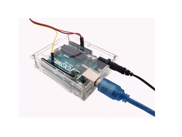 Case para Arduino UNO em Acrílico Transparente - ARDUCORE - Robótica Educacional arduino