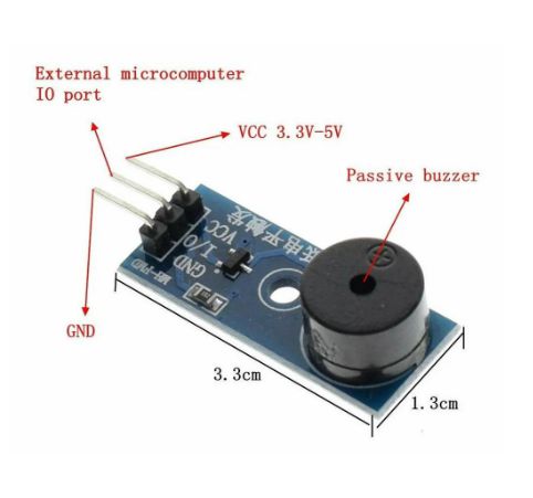 Módulo de buzzer passivo - Arduino - ARDUCORE - Robótica Educacional arduino