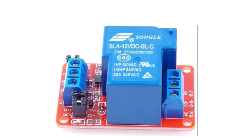 MÓDULO RELÉ 1 CANAL 12V 30A 250VCA - ARDUCORE - Robótica Educacional ...