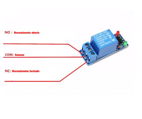 Módulo Relé 5V 1 Canal - ARDUCORE - Robótica Educacional arduino