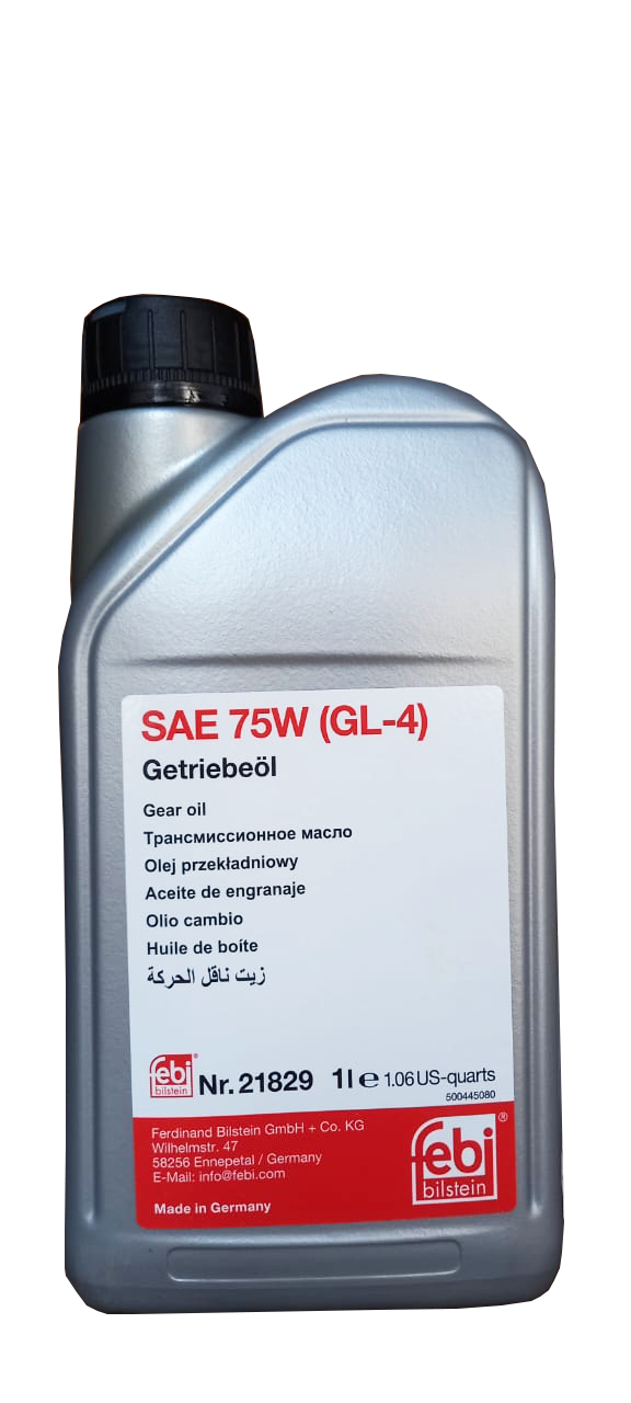 FEBI 21829 - ÓLEO PARA CÂMBIO SAE 75W - API GL4 - ( AMARELO ) - 1 LITRO ...