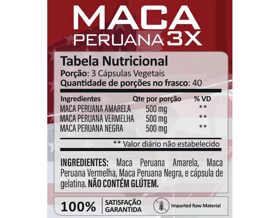MACA PERUANA 120 CAPS SHADOW NUTRITION - Universo fitness Suplementos
