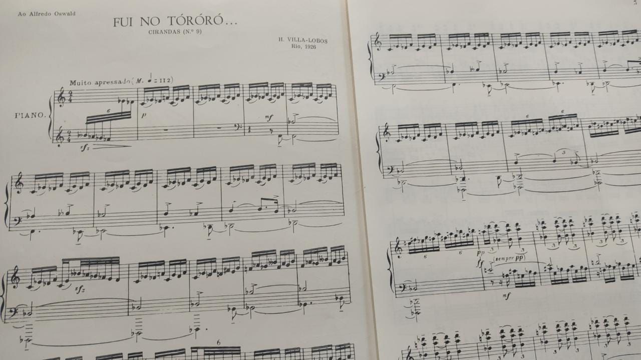 FUI NO TÓRÓRÓ - partitura para piano - Villa-Lobos - Recanto Musical
