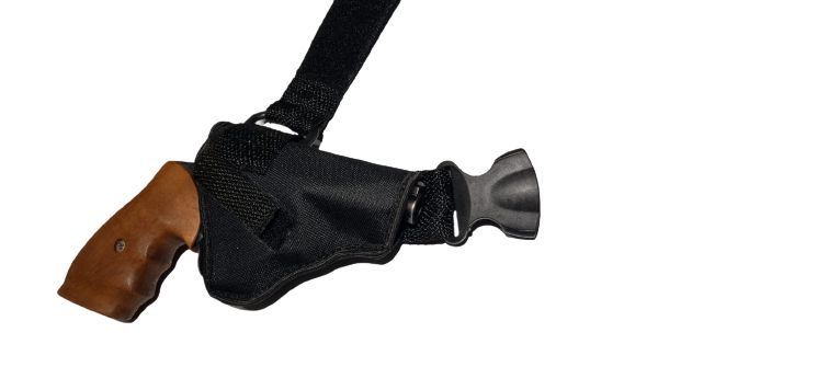 Coldre Axilar Velado, Para Revolver 2 Polegadas. - Sr. Coldres