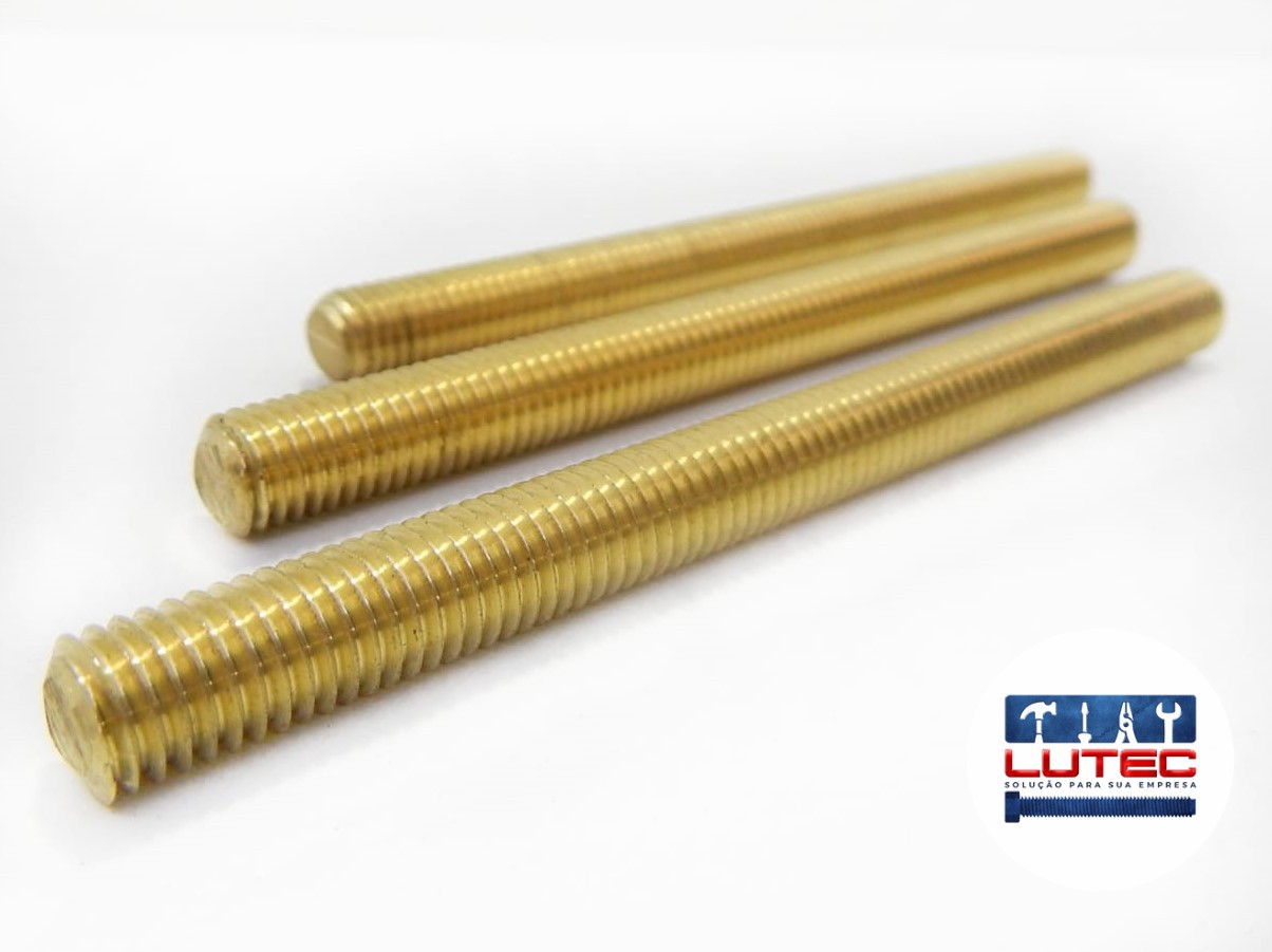 Kit Barra Roscada M5 X 1 Metro Com Porca E Arruela Latão - LUTEC ...