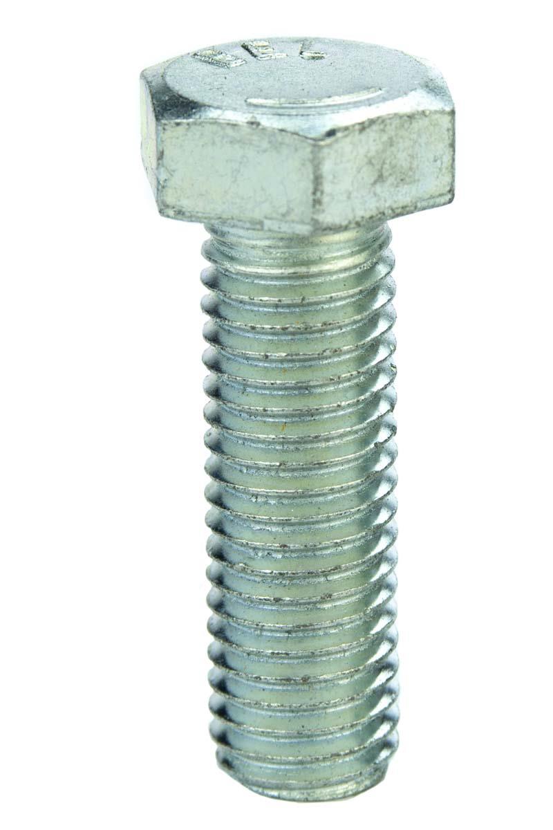 LUTEC | Parafuso Sextavado Rosca Inteira 1-8UNC X 4 Aço Grau 2 Zincado ...