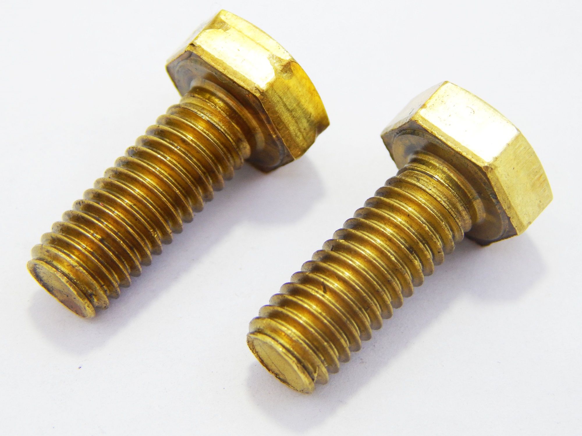 LUTEC | Parafuso Sextavado 3/16 x 3/4 BSW Latão - LUTEC Parafusos e ...