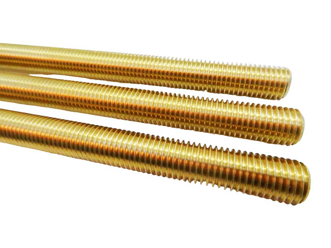 LUTEC | Barra Roscada M16 x 1 Metro - Latão - LUTEC Parafusos e Ferramentas
