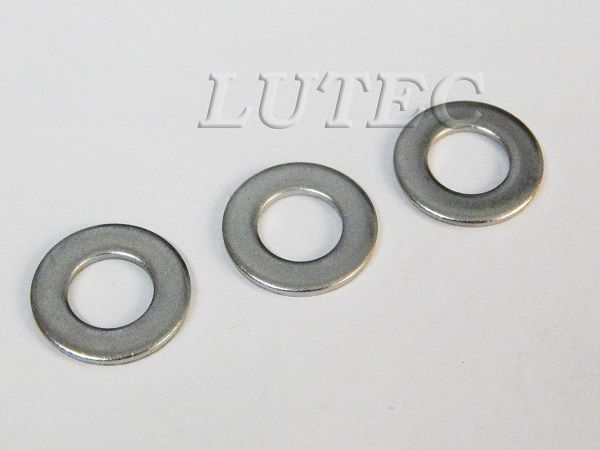 LUTEC | Arruelas Lisa M10 Inox 304 - LUTEC Parafusos e Ferramentas