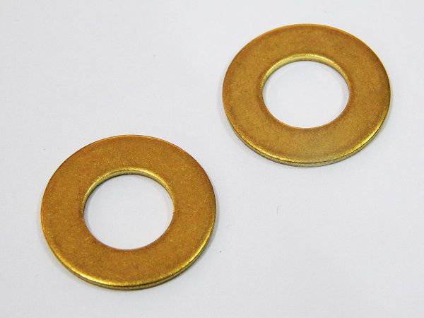 LUTEC | Arruela Lisa M10 Latão (Embalagem 10 peças) - LUTEC Parafusos e ...