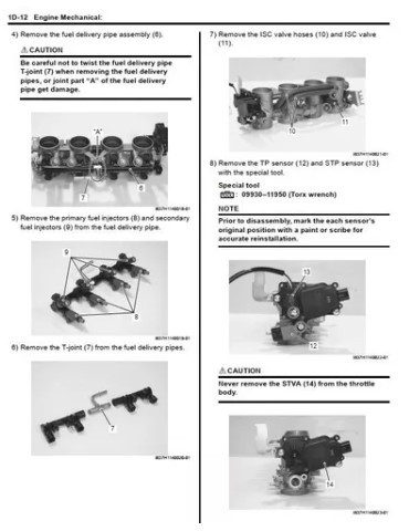 Manual De Serviço Suzuki Gsxr 750 Srad 2011 - 2013 - Mecanicando