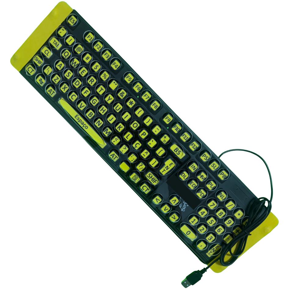 Teclado Adaptado Ampliado - Casa da Acessibilidade
