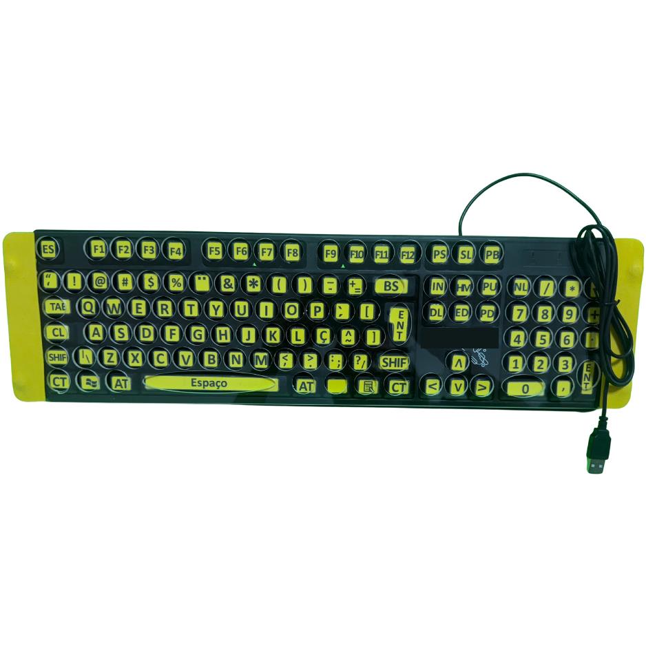 Teclado Adaptado Ampliado - Casa da Acessibilidade